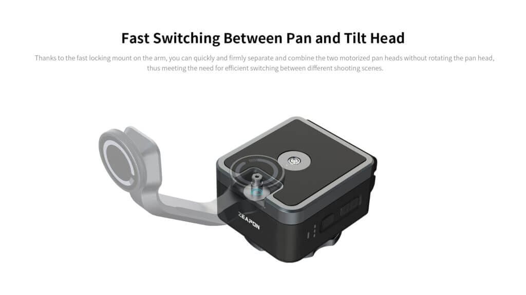 PONS PT Motorized Pan Head - zeapon.com